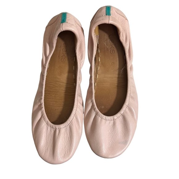 Tieks | Shoes | Tieks Light Pink Ballet Slip On Shoes Leather Sz 6 ...